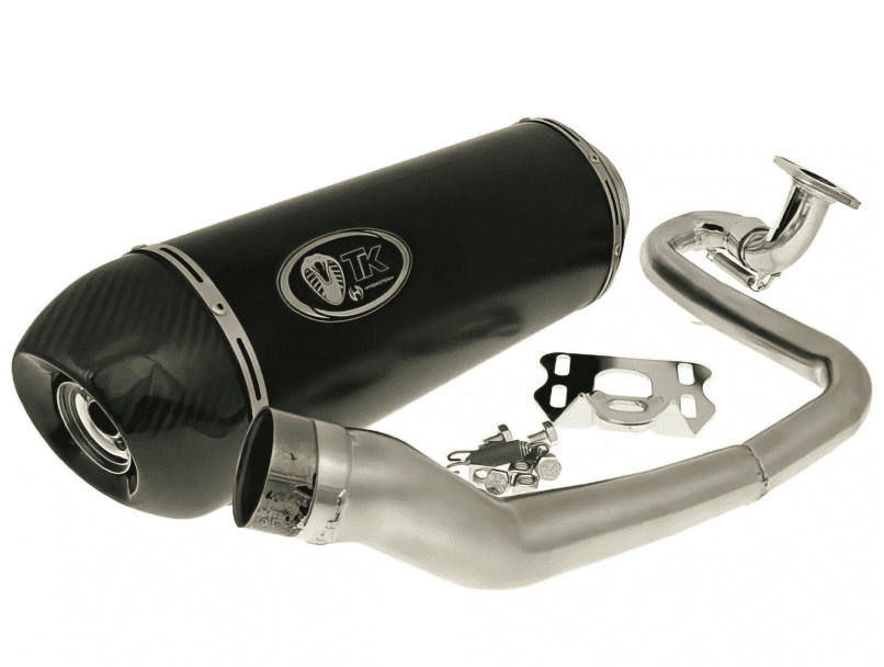 TK-M4T34-H2 Turbo Exhaust Kit GMax Carbon H2 GY6 125/150cc